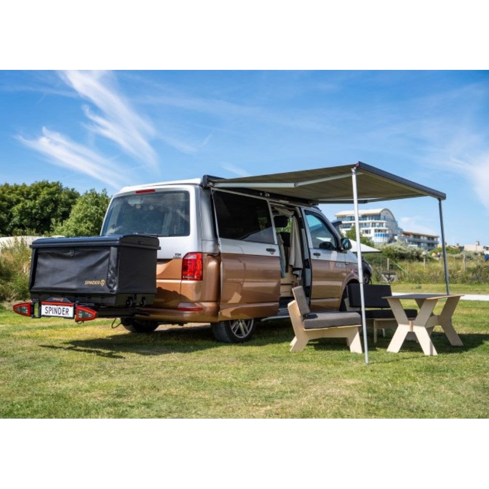 Zadní box na nosič na tažné zařízení Spinder BX1 Transport box - ob...