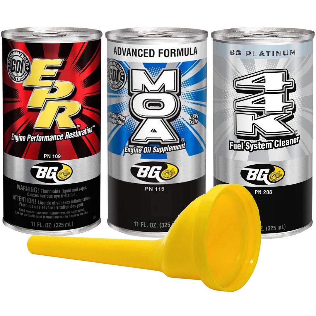 Dekarbonizace benzínových motorů - profesionální sada BG