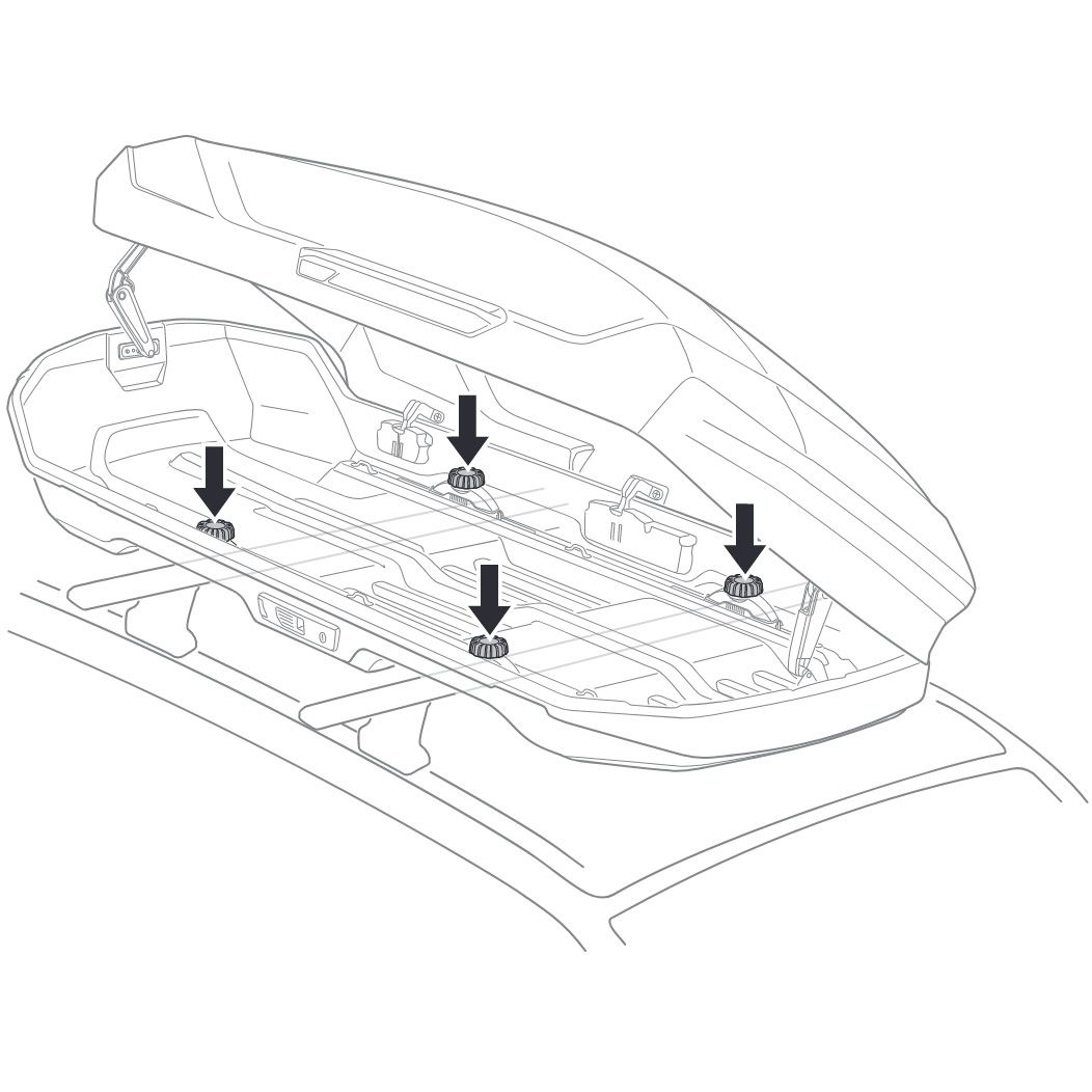 Střešní box Thule Motion 3 XL - objem 500l / oboustranné otevírání ...