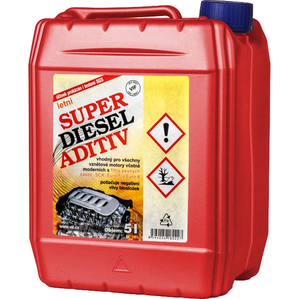 Diesel aditiv VIF Super do nafty letní 5l VIF