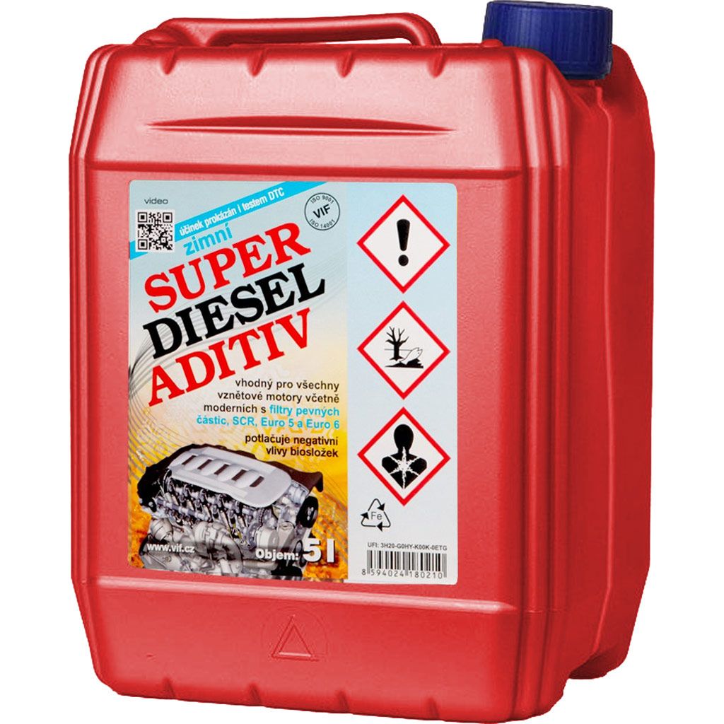 Diesel aditiv VIF Super do nafty zimní 5l VIF